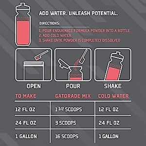 Gatorade Endurance Formula Powder, Watermelon, 32 Ounce