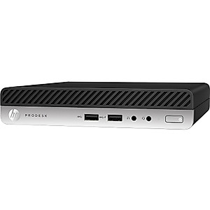 HP ProDesk 400 G3 "Professional Mini" Desktop Computer, 7th Gen i5-7500T, 4 GB Ram, 500 GB HDD, Intel HD Graphics, Black/Gray (Renewed)
