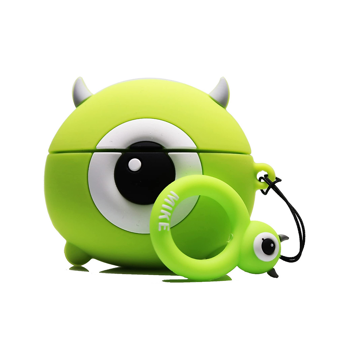 Monster Design Case for Apple AirPods Pro Case Cartoon Cover Silicone Shockproof 3D Cute Kawaii Protective Case Anti-Fall Headphone Case for Airpod Pro Case (Airpods Pro, Green Monster)