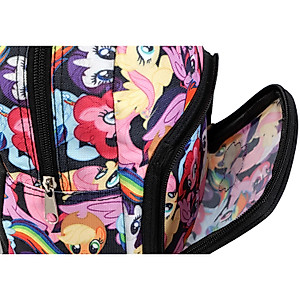 Fast Forward My Little Pony Mini Backpack Set - 10” Canvas My Little Pony Backpack with Front Pocket and Bottle | My Little Pony Backpack Bundle