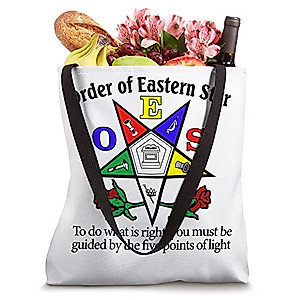 OES To Do What Is Right The Eastern Star Parents' Day Gift Tote Bag