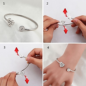 KUIYAI My Story isn’t Over Yet Open Cuff Bracelet Semicolon Bracelet Suicide Prevention Jewelry (open cuff bracelet)