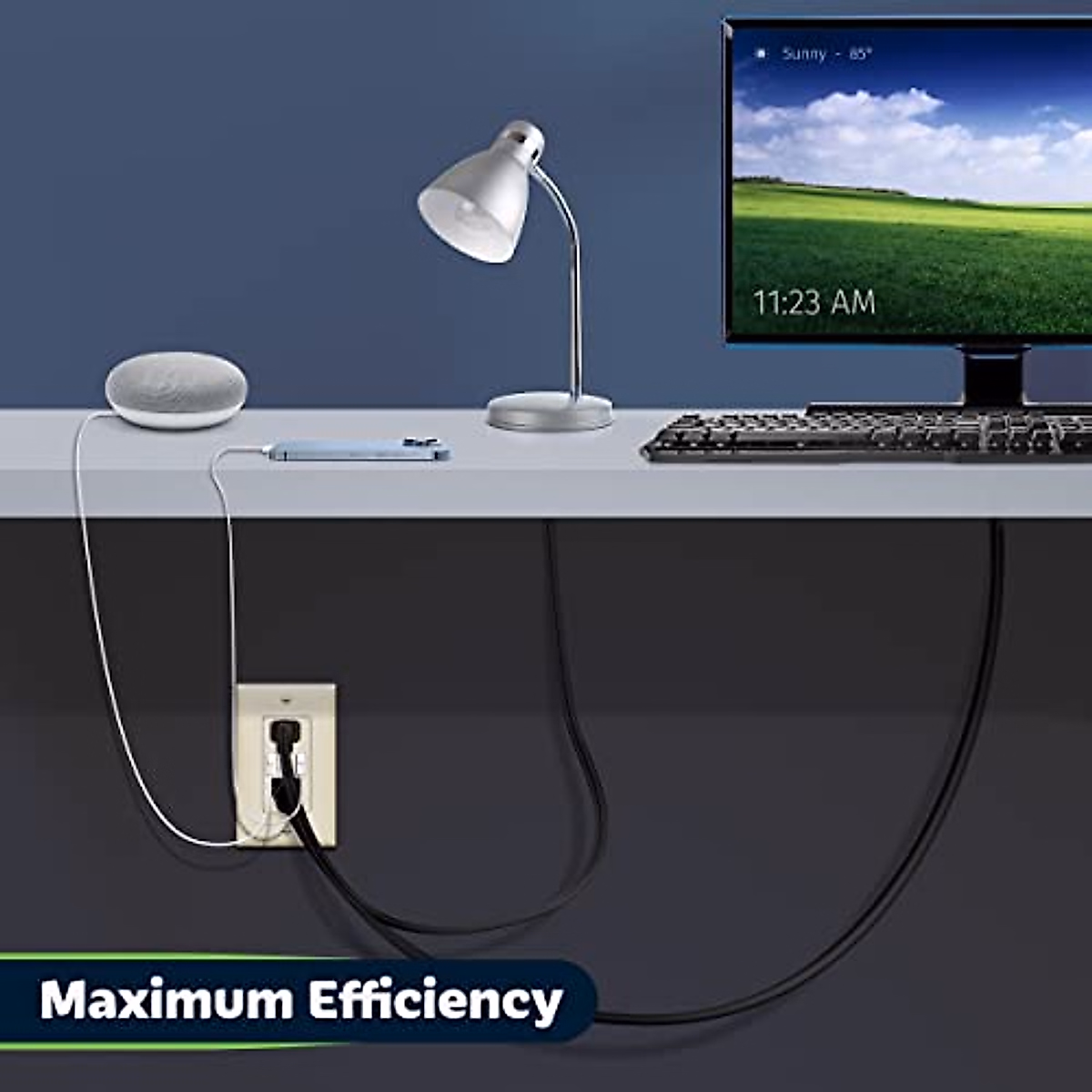 TOPGREENER 3.6A USB Wall Outlet Charger, 15A Tamper-Resistant Receptacles, Compatible with iPhone SE/11/XS/XR/X/8, Samsung Galaxy S20/S10/S9/Note, LG, HTC & More, TU2153A-LA-6PCS, Light Almond, 6 pack