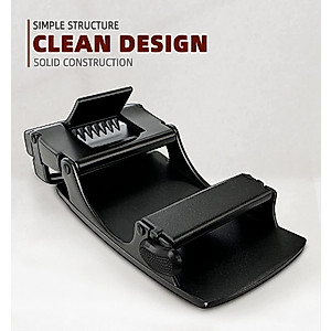 BULLIANT Belt Buckles for Mens Ratchet Belts Width 1 3/8(Black,1 3/8" Belt Width Buckle)