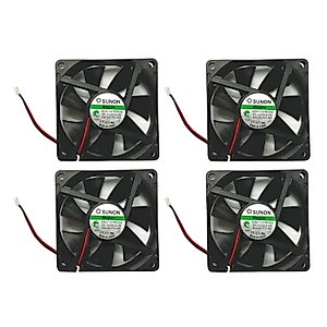 Sunon 70x70x15mm KDE1207PHV3 2Pin/2Wire 12v Low Speed Fan (4 Pack)