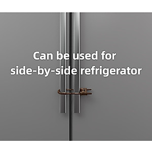 Child Proof Sliding Cabinet Door Code Locks Baby Safety Cupboard Locks Adjustable U Shaped Cabinet Latches for Knob Handle Drawers Closet (4 PCS, Coffee)