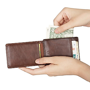 Columbia Men's RFID Wide Front Pocket Wallet With Magnetic Money Clip