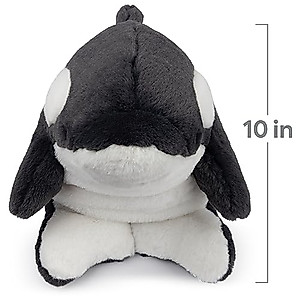 GUND Flynn Orca Whale Plush, Premium Whale Stuffed Animal for Ages 1 and Up, Black/White, 10”
