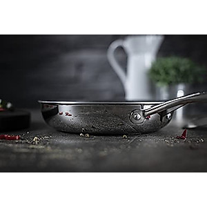 KUHN RIKON Peak Oven-Safe Non-Stick Induction Frying Pan, 8 inch/20 cm, Silver
