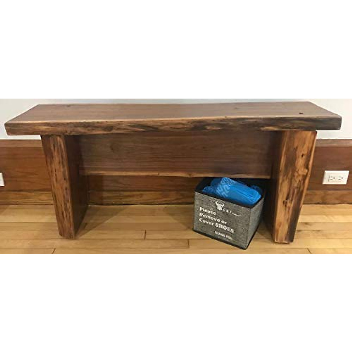 G & F Products Shoe Covers Box, Foldable Collapsible Shoe Covers Holder Bootie Box holds up to 100 Disposable Shoe for Realtors and Open House also works as Foldable Collapsible storage bin 9"x9"x9"