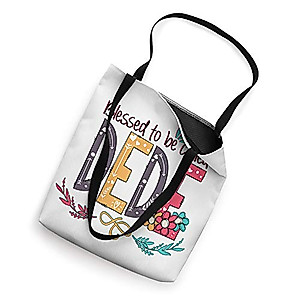 Blessed to be called Dede Colorful funny Grandma christmas Tote Bag