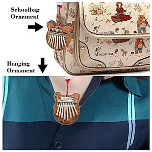 8 Key Mini Kalimba Thumb Piano, Portable Mbira Finger Piano Best Gift for Kids, Birthday, Christmas, Beginner, Party