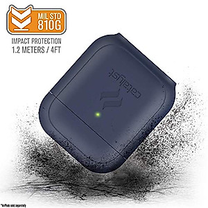 Catalyst Standing Case for AirPods 1 & 2 Premium Silicone AirPods Case, Charging Light Visible, Extra Grippy High Gloss Surface Finish