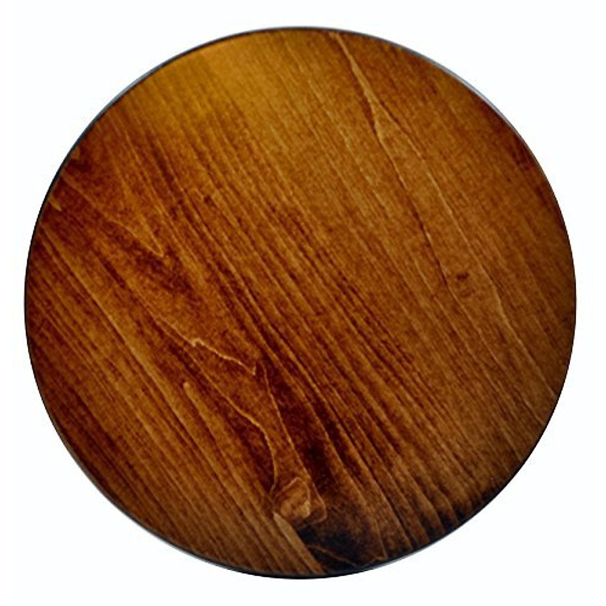 Wooden Lazy Susan Turntable – Spinning, Solid Wood Lazy Susan Organizer – Lazy Susan Turntable for Table Top/Counter Top – 360 Rotating Swivel (12”, Brown Maple Wood, Asbury Stain)