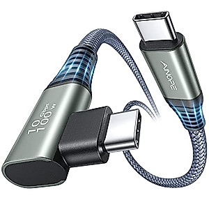 AINOPE USB C to USB C Cable[100W 6.6FT], 10Gbps USB C 3.2 Data Cable, Type C Charger Fast Charging, USB C Monitor Cable with 4K Video Output for MacBook Air/Pro, iPad Pro 11/Air/Mini, Samsung Galaxy