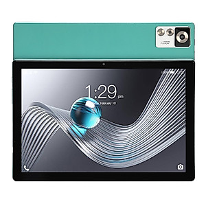 SHYEKYO Office Tablet, Octa Core CPU Dual Camera HD Tablet 10.1 Inch LCD 5G WiFi 4G LTE 8GB RAM 256GB ROM 2 Card Slots for Business (US Plug 100‑240V)