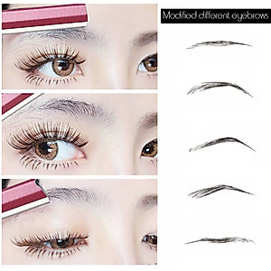 Miss Gorgeous London Eyebrow Razor, Eyebrow Razor Shaper for Men and Women, Grooming Shavers (red-10pcs)