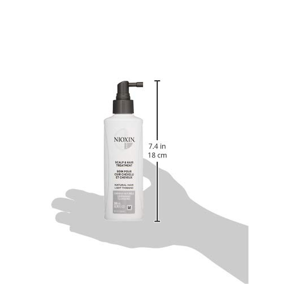 Nioxin System 1 Scalp & Hair Treatment, Natural Hair with Light Thinning, 6.8 Fl Oz (Pack of 1)