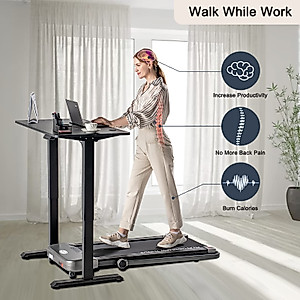 Treadmills for Home Under Desk Treadmill for Walking Running 2 in 1 Folding Treadmill for Home Office Use Flat Walking Pad Egofit WalkPad Plus F1T