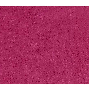 Micro/Passion Suede Fabric Cool Colors 58" Wide Sold by The Yard (58" W Continuous Yards/Seller Shipped, Fuchsia)