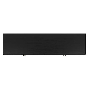 Safavieh Home Collection Piran Black and Gold 4-Door 2-Shelf Media (65-inch Flat Screen) TV Stand