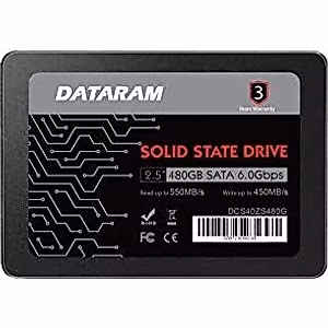 Dataram 480GB 2.5" SSD Drive Solid State Drive Compatible with HP PROBOOK 640 G2