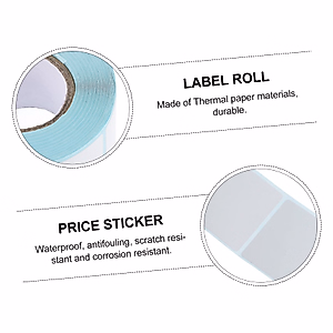 STOBOK Barcode Printing Paper Blank Labels Kitchen Label Printer Thermal Labels Removable Labels Chest of Drawers Day Dot Expiration Labels Barcode Sticker Heat Sensitive Stickers