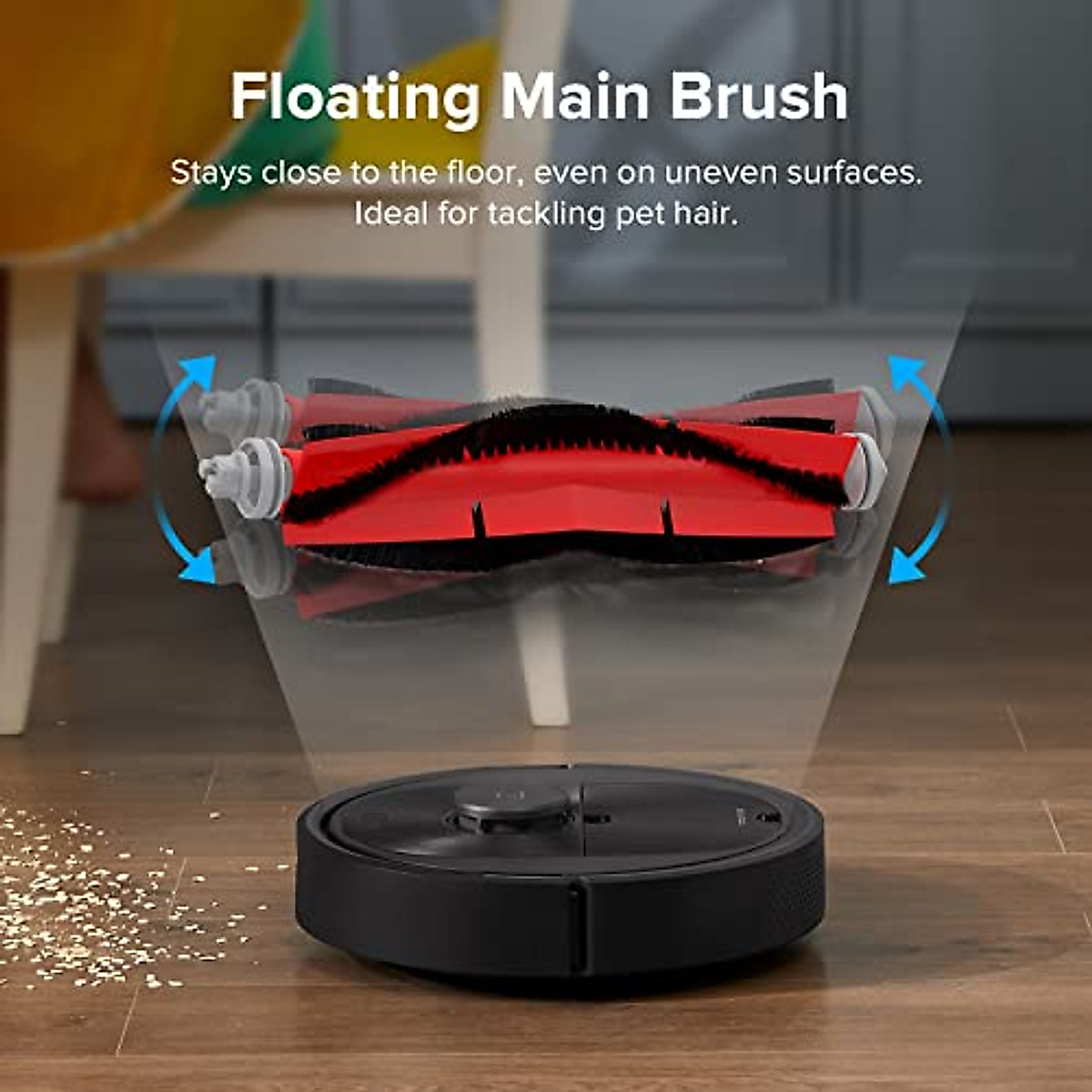 roborock Q5 Robot Vacuum Cleaner, Strong 2700Pa Suction, Upgraded from S4 Max, LiDAR Navigation, Multi-Level Mapping, 180 mins Runtime, No-go Zones, Ideal for Carpets and Pet Hair