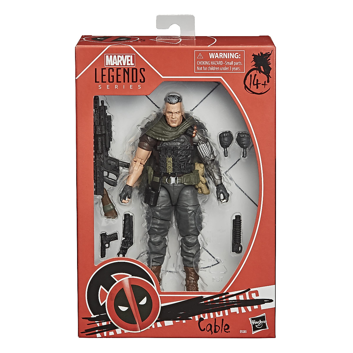 Marvel Hasbro Legends Series X-Men 15-cm Collectible Cable Action Figure Toy, Includes 5 Accessories, for Children Aged 14 and Up