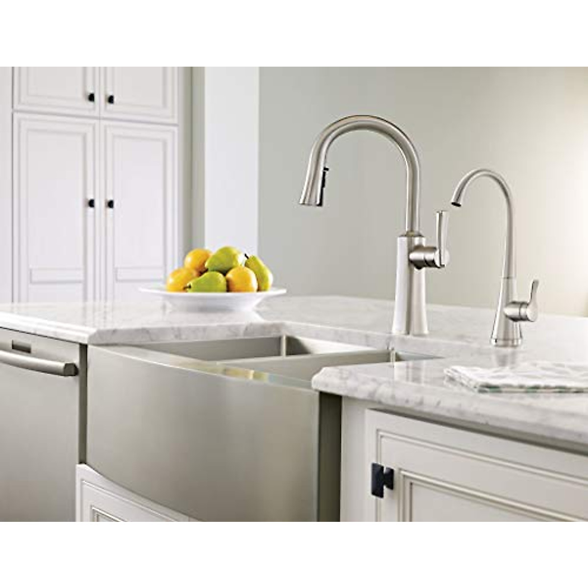 Moen G18121 1800 Series 30-Inch X 21-Inch Stainless Steel 18 Gauge Single Bowl Farmhouse Kitchen Sink