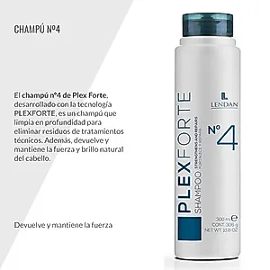 Lendan - Repair Shampoo - Plex Forte Nº4 Shampoo - 300 ml - Repairs and Strengthens Hair - Deep Cleanses - Normalizes Hair pH - Anti-Frizz - Deep Hair Hydration