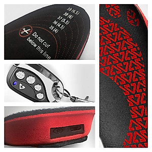 Gerbing Rechargeable Heated Insoles with Remote Control – Battery Powered Boot Shoe Insole Foot Warmers for Winter Hunting Fishing Camping Hiking – Works 8 Hours on Single Charge, Heats up to 140F