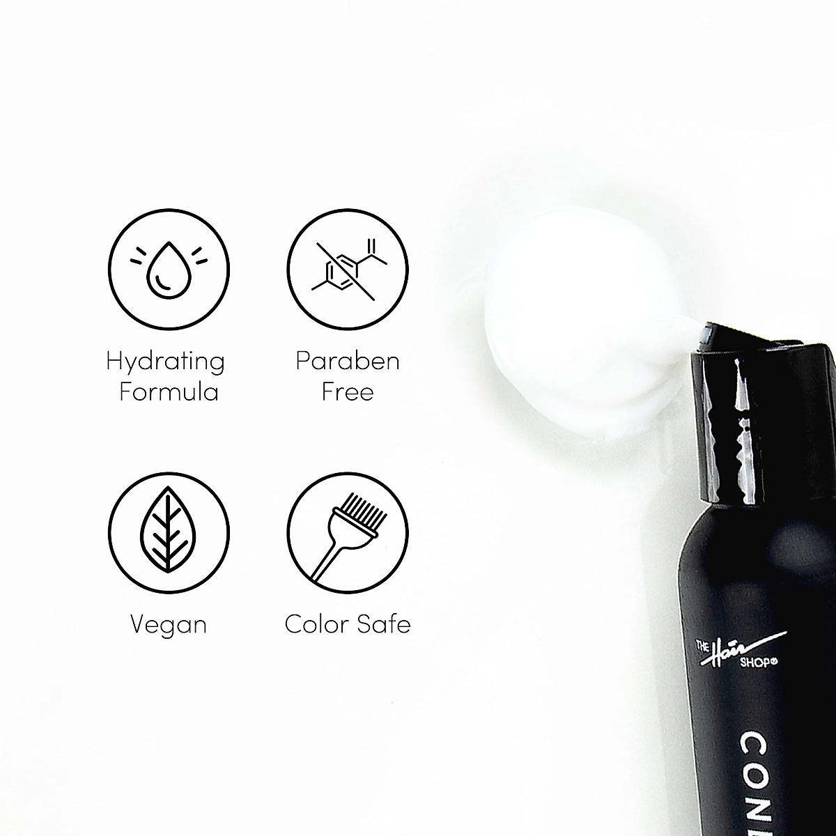 Hair Extension Shampoo & Conditioner by The Hair Shop, Gentle Cleansing & Hydrating Formula Designed for Hair Extension, Paraben-Free, Color-Safe, Vegan, Infused with Chamomile Rosemary, Aloe, Cucumber, Vitamins, Proteins & Biotin