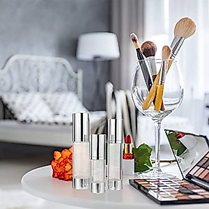 3pcs Vacuum Lotion Bottle Travel Size Bottles for Toiletries Travel Liquid Bottles Small Containers Cosmetic Jars Lotion Container Travel Jars Travel Cosmetic Containers