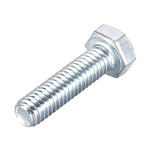 uxcell Hex Head Screw Bolts Carbon Steel 5/16"-18 * 1-1/4" Fastener Grade 5 UNC 10pcs