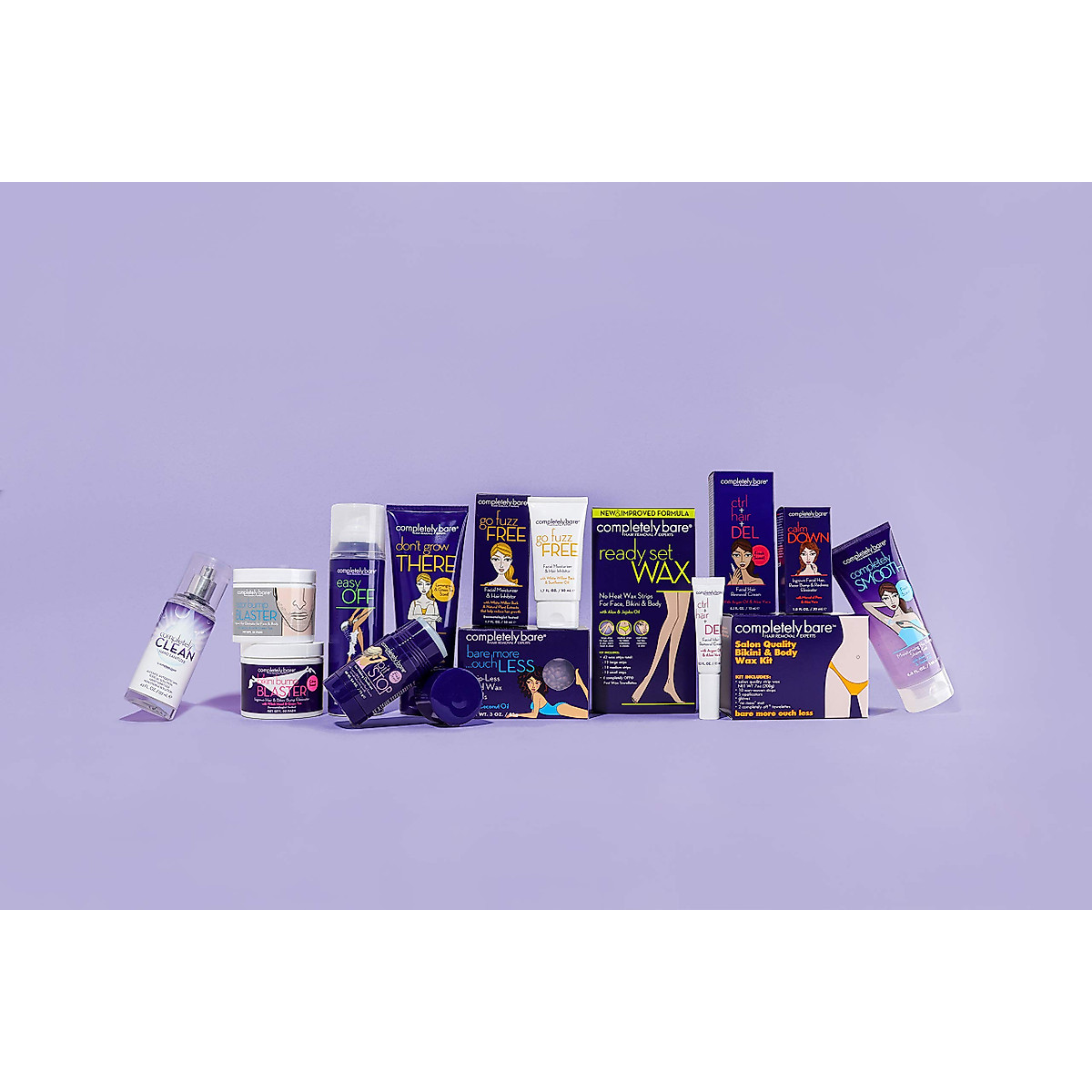 completely bare bare more ouch LESS Strip-Less Hard Wax Pearls Kit