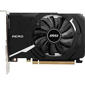 MSI GAMING GeForce GT 1030 2GB GDRR4 64-bit HDCP Support DirectX 12 ITX OC Graphics Card (GT 1030 AERO ITX 2GD4 OC)