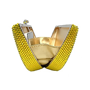 Tngan Women Cute Fruit Evening Clutch Sparkling Rhinestones Purse Crystal Banquet Prom Shoulder Bag, Fruit 1