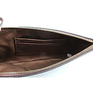 Large Corner Zip Wristlet In Signature Canvas