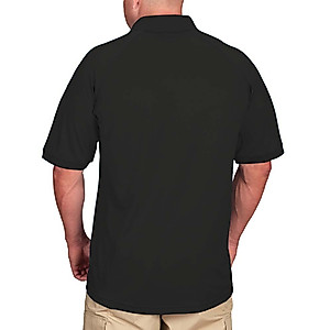 Propper Men's Snag Free Short Sleeve Polo, Black, Large