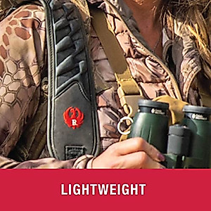 Allen Company Summit Ultralite Rifle and Shotgun Sling - Rugged Construction with Swivels - Gun Strap Ideal for Hunting and Shooting - Tested up to 500 Lbs. - Black