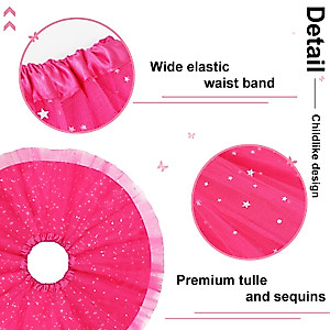 iROLEWIN Toddler Kids-Fairy-Butterfly-Wings-Costume for Girls Dress-Up Mask Tutu and Headband Child Party-Favors Toys Gifts