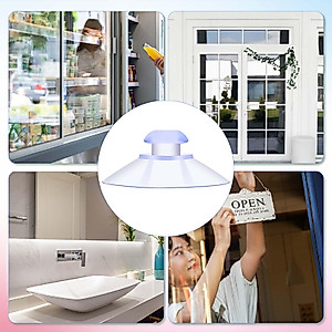 Vin Beauty 30 PCS Clear Suction Cups for Glass, Plastic Sucker without Hooks, Clear PVC Suction Cup Plastic Suction Pads Transparent Suckers for Home Organization Festival Decoration Desk Window