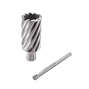 ACTOOL 1-3/8" Diameter × 2" Depth of Cut HSS ANNULAR Cutter with 3/4'' Weldon Shank