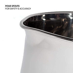 Cooking Light Stainless Steel Saucepan, Classic Belly Shape Cookware, Dishwasher and Oven Safe Pots and Pans, 3 Quart