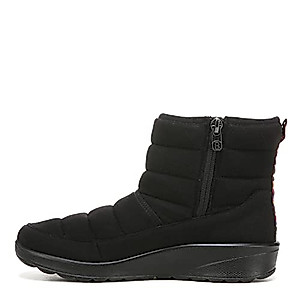 BZees Women's Glacier Ankle Boot, Black, 8.5 Wide