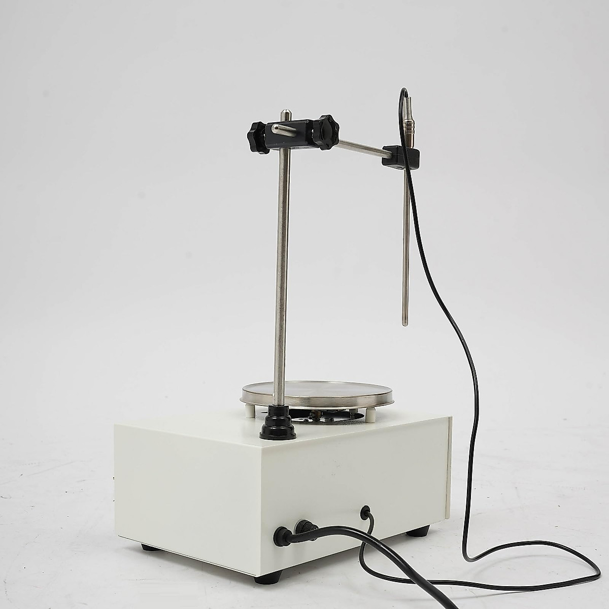 Electric Overhead Magnetic Stirrer Mixer Lab Stirrer with Digital Temperature Display High Accuracy Blender 0-2000 RPM 110V 250W