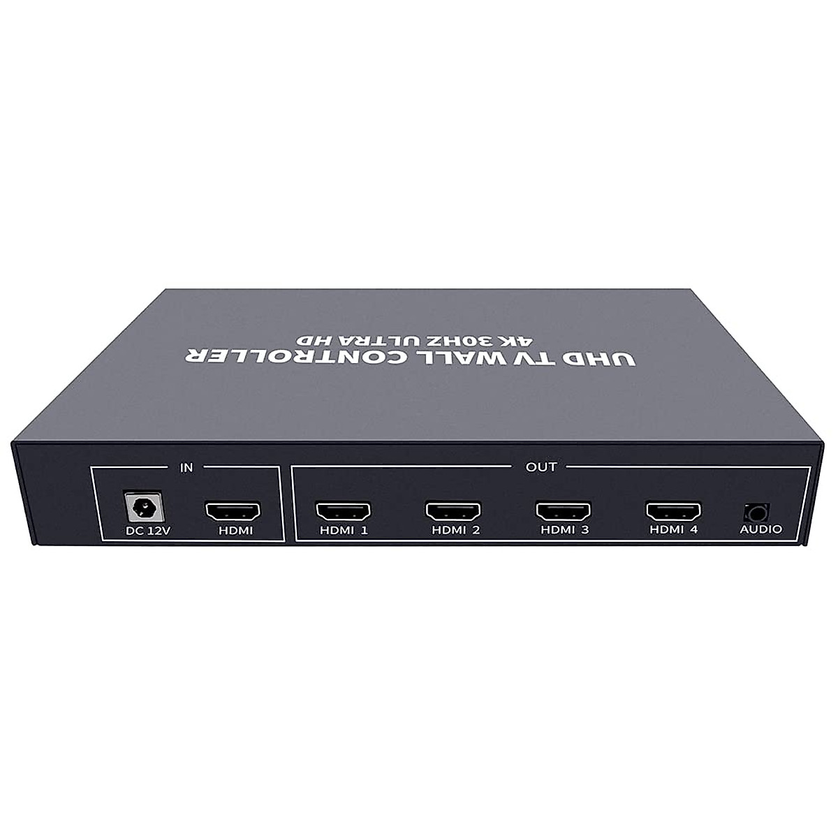 ISEEVY 4K UHD Video Wall Controller 2x2 1x2 2x1 TV Wall Processor Support 3840x2160@30 HDMI Input for 4 TV Splicing Display