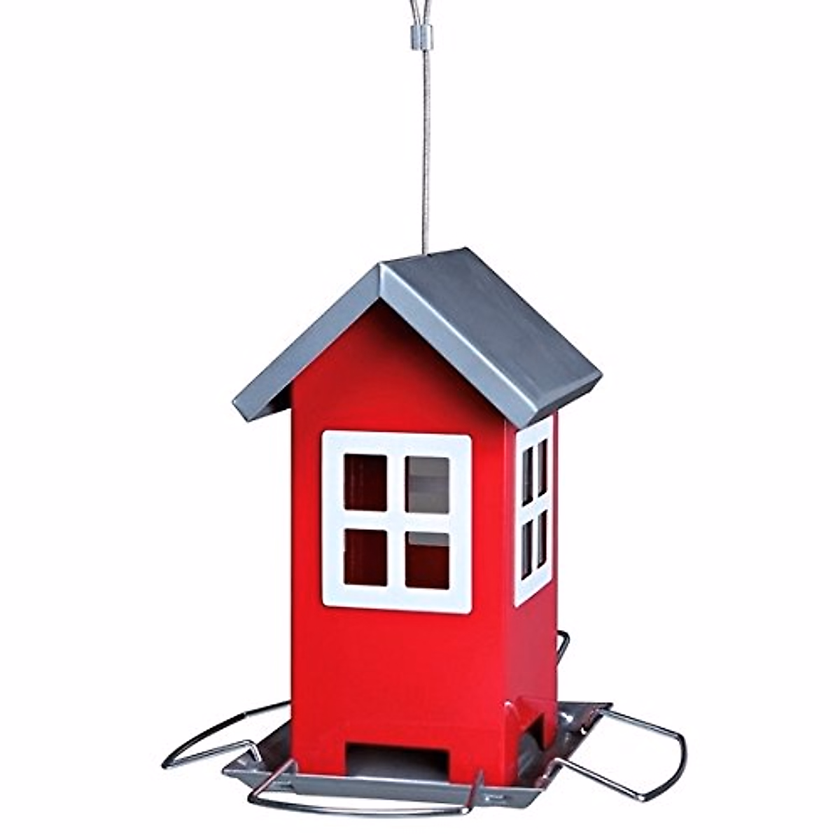 Trixie Bird Feeder Red/Silver 19 × 20 × 19 cm 1 L