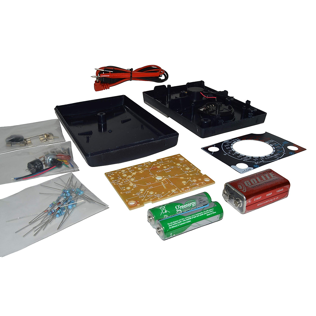 DIY Analog Multimeter Soldering Practice Kit with Assembly Manual, Build Your Own Multitester by EX ELECTRONIX EXPRESS